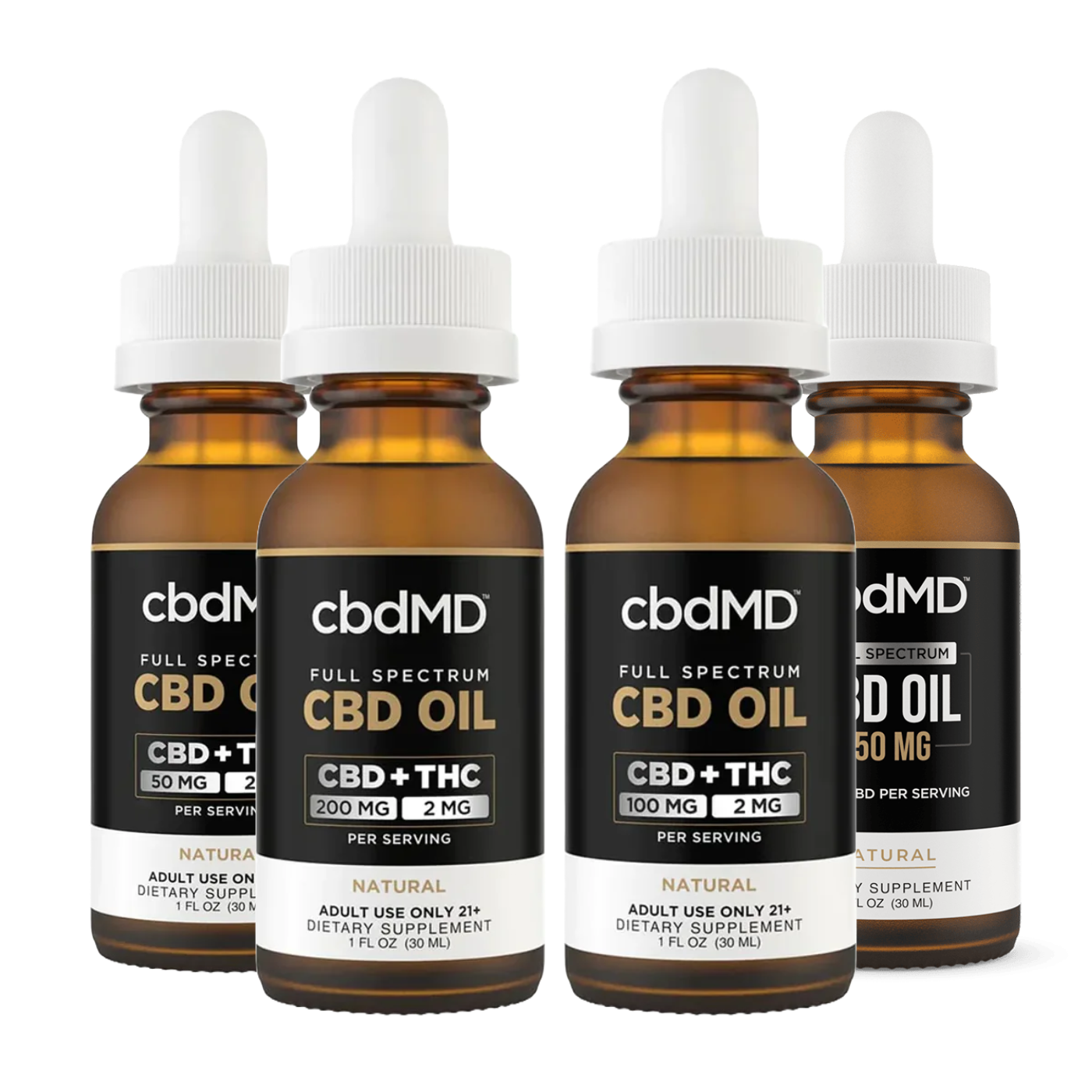 Cbdmd Full Spectrum Cbd Oil Tinctures Natural