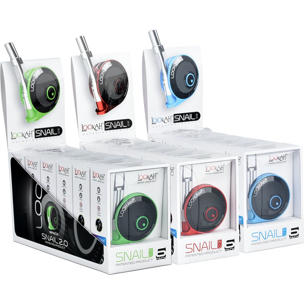 Lookah Snail 2.0 Variable Voltage 510 Vape Battery | 6pcs – Headshop.com