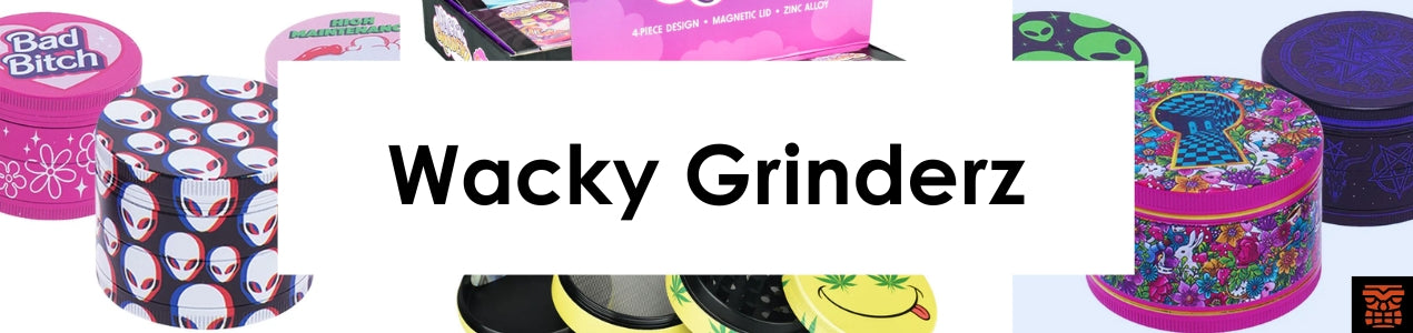 Wacky Grinderz | Cute Novelty Themed Metal Herb Grinders | Headshop ...