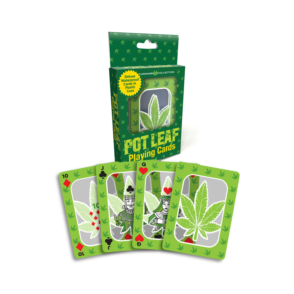 Pot Leaf Waterproof Playing Cards – Headshop.com