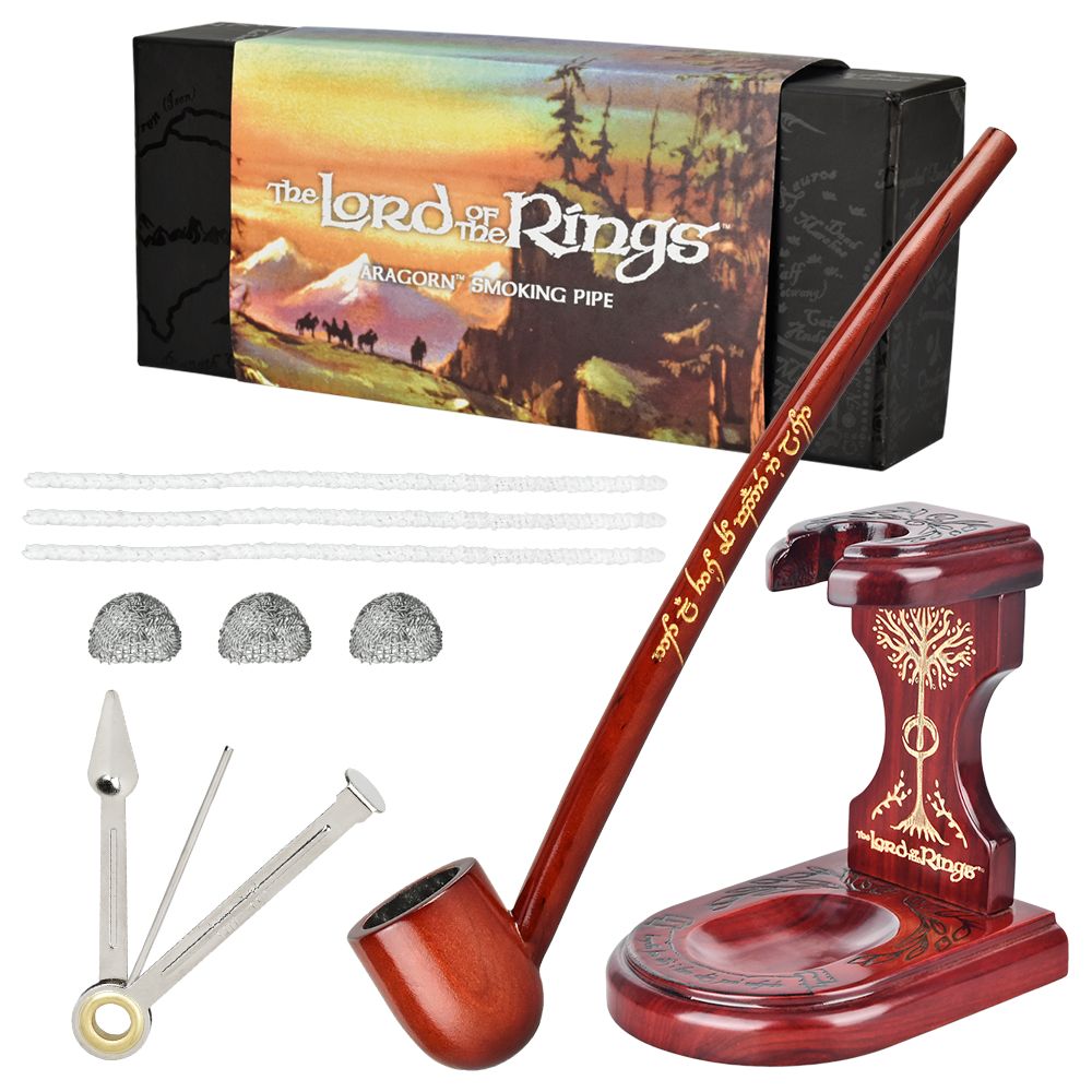 BUNDLE - Pulsar Shire Pipes ARAGORN Smoking Pipe & Middle-Earth Pipe S ...