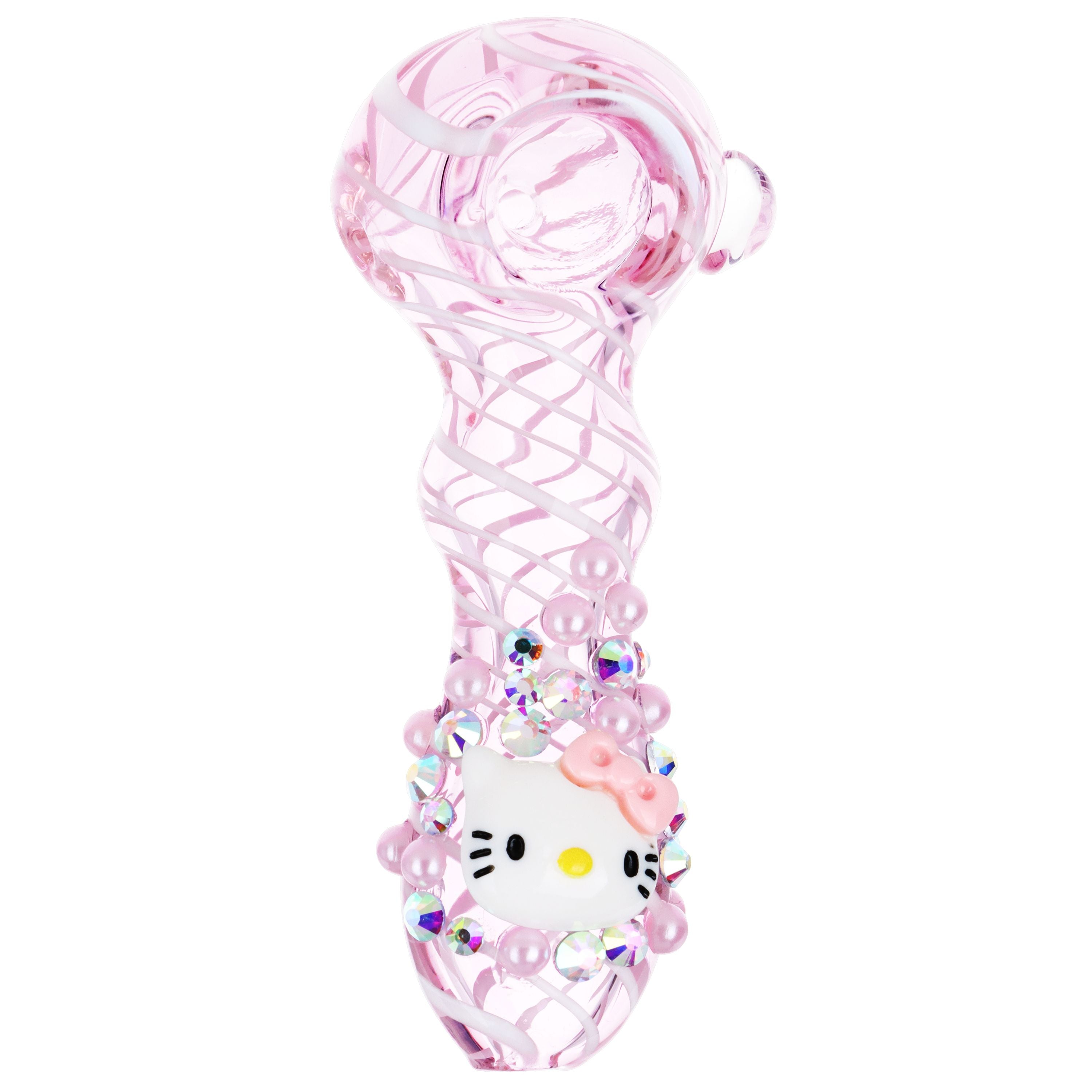 Hello Kitty Glass Spoon Pipe - 4 – Headshop.com