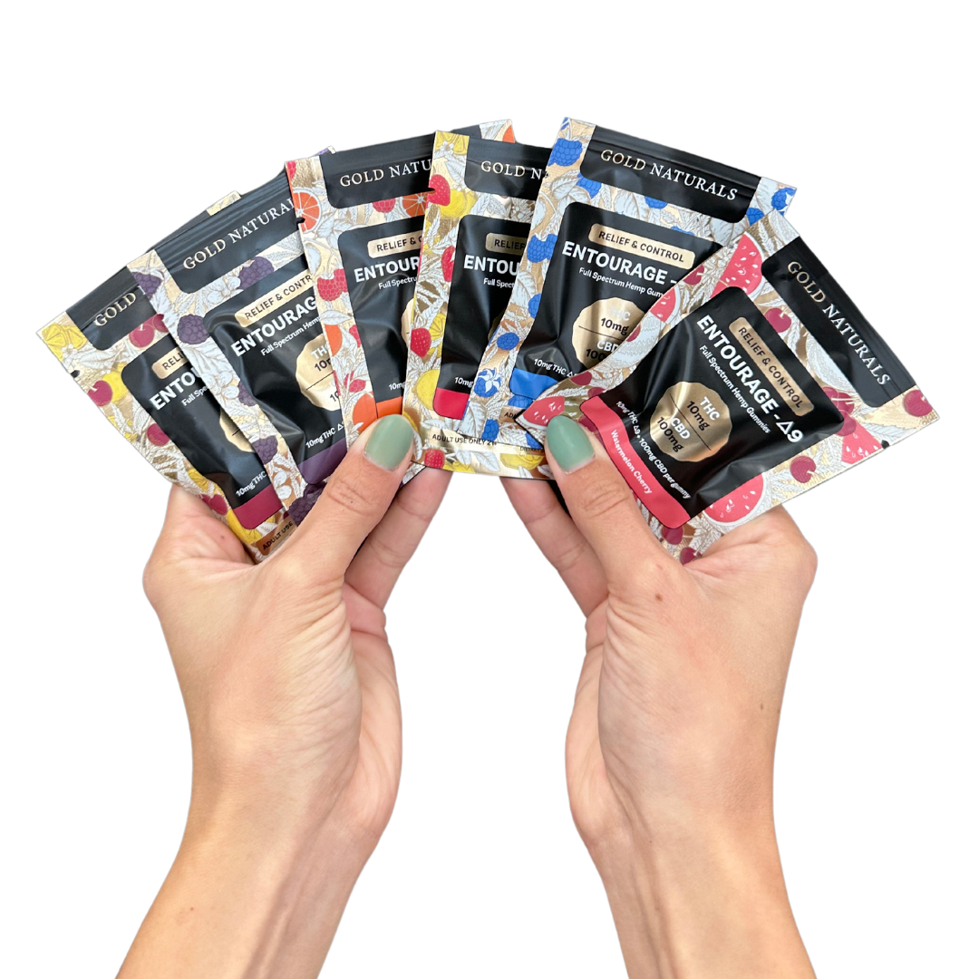 Gold Naturals Δ9 Sample Gummies 6-Pack – Headshop.com