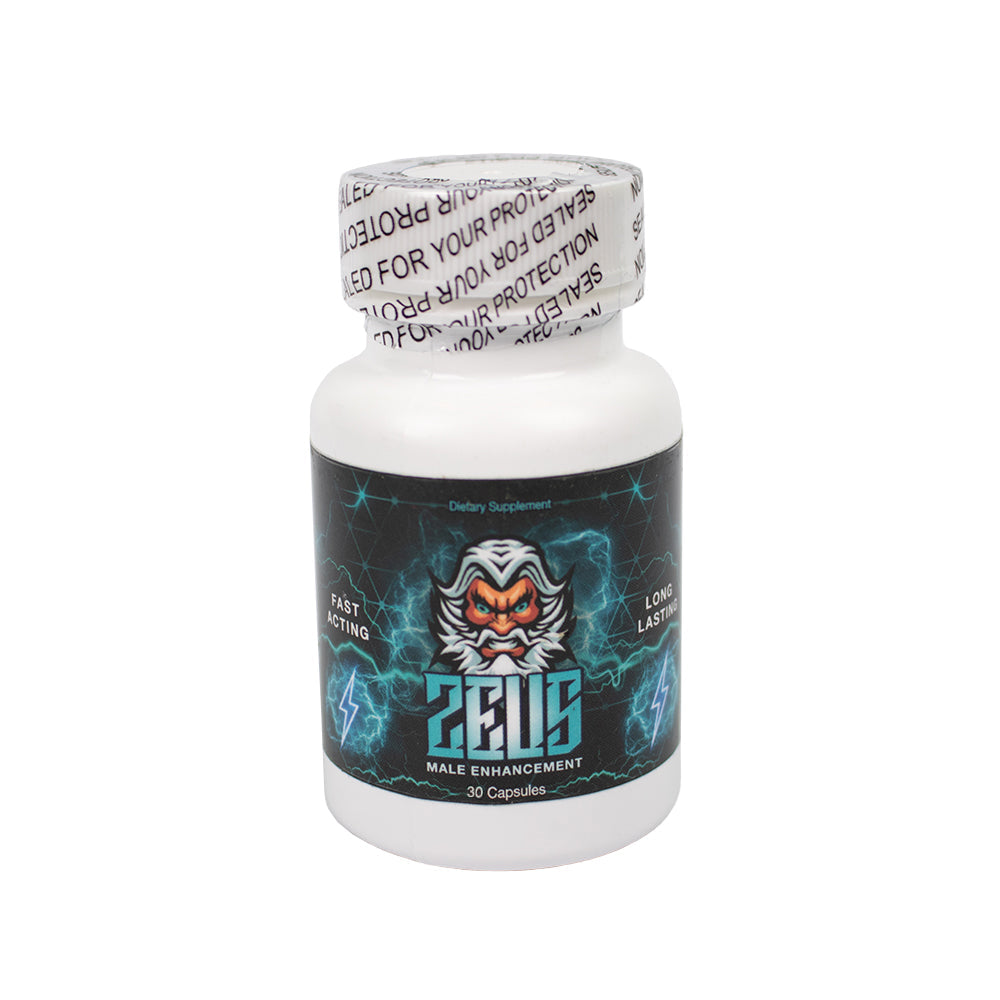 Zeus Plus Male Supplement Pill Bottle (30) – Headshop.com