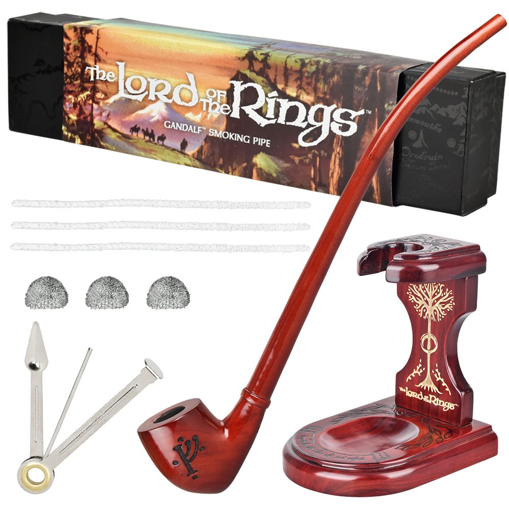 Pulsar Shire Pipes x LoTR GANDALF Pipe & MIDDLE-EARTH Pipe Stand Bundl ...