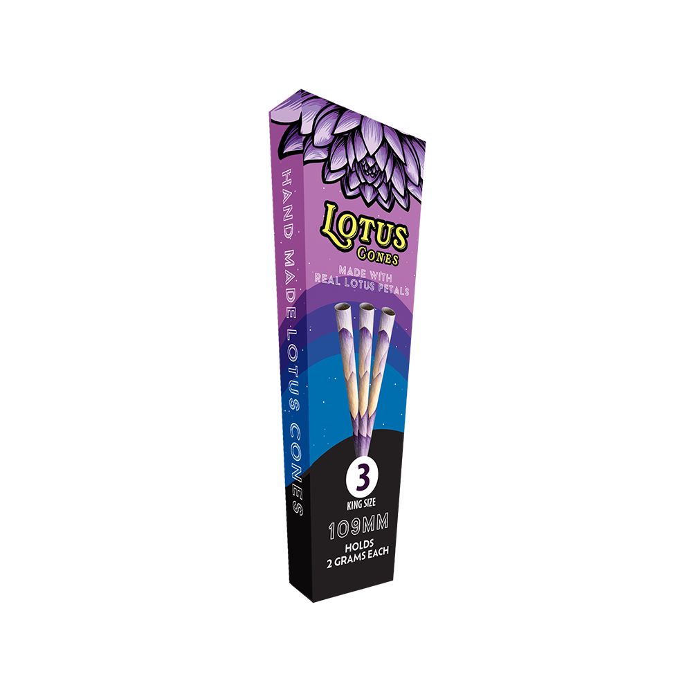 Lotus Cones Lotus Petal Cones | King Size | 3pc | 15pk – Headshop.com
