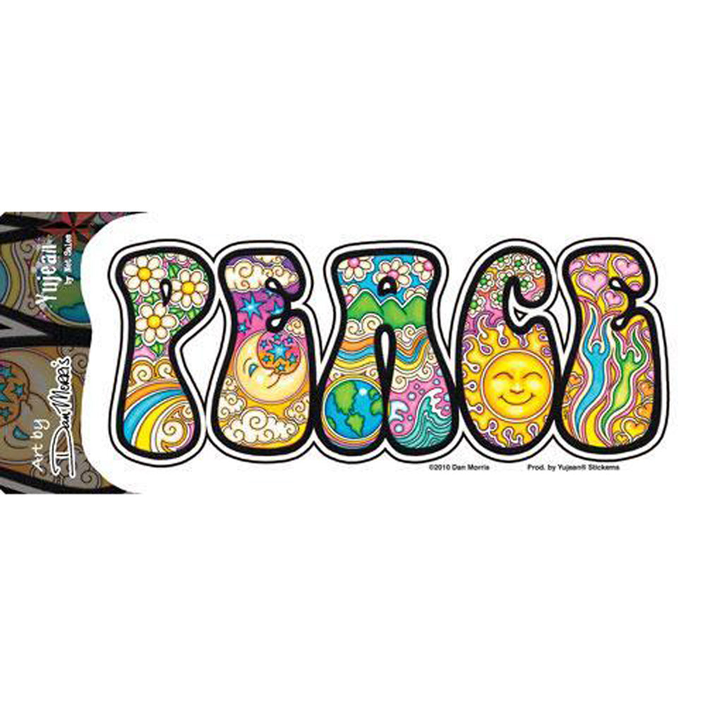 Dan Morris Peace Indoor/Outdoor Sticker – Headshop.com