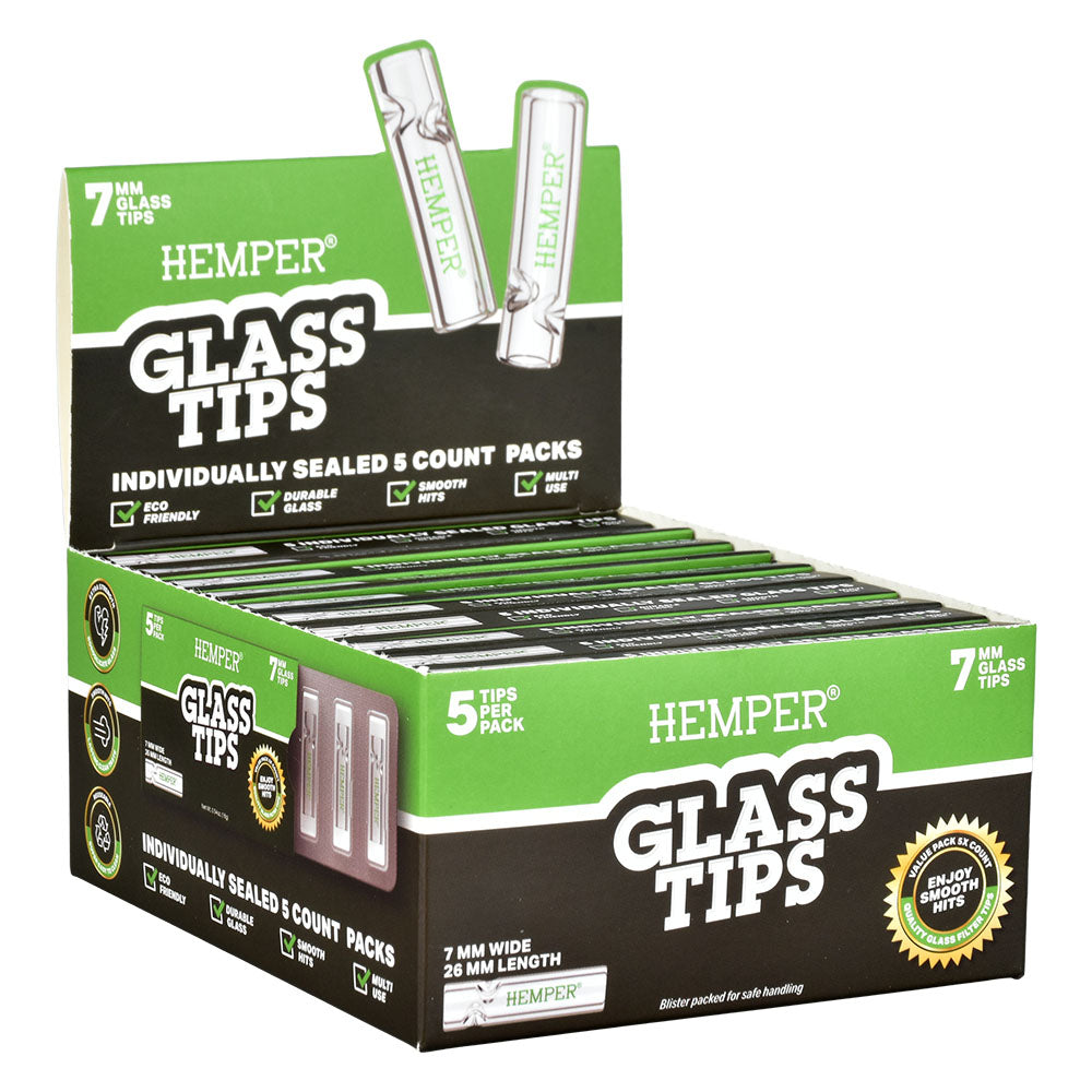 Hemper Glass Tips - 7mm / 5pk 10PC – Headshop.com