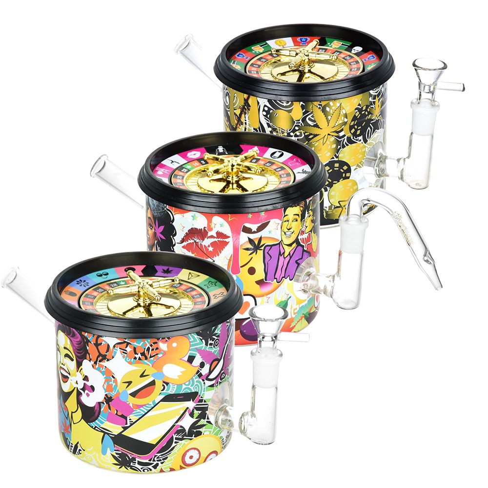 Dabtized Puff'N'Play Roulette Game Dab Rig | 8.75" | 14mm F – Headshop.com