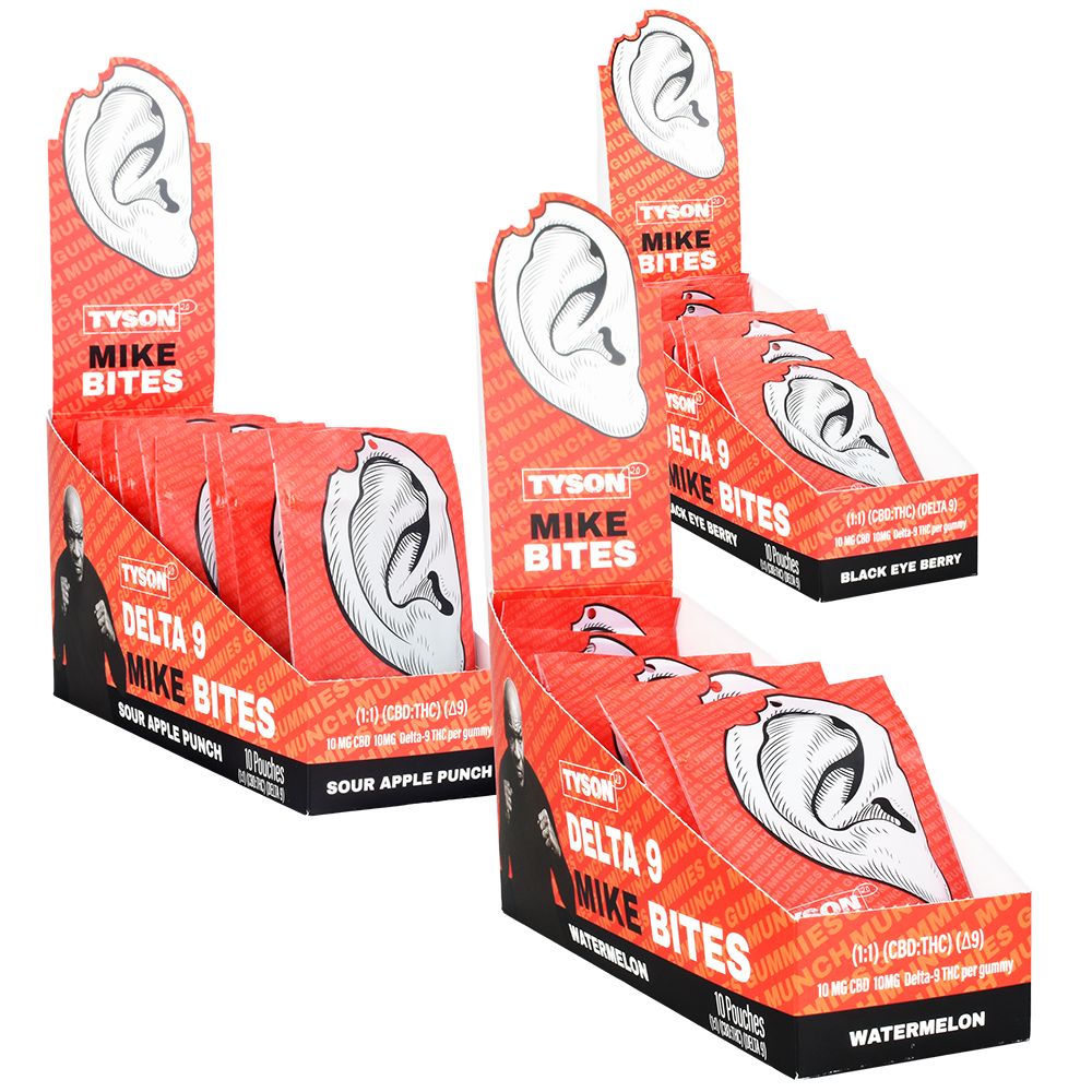 TYSON 2.0 Mike Bites Delta 9 Gummies | 200mg | 20pc | 10pc Display ...