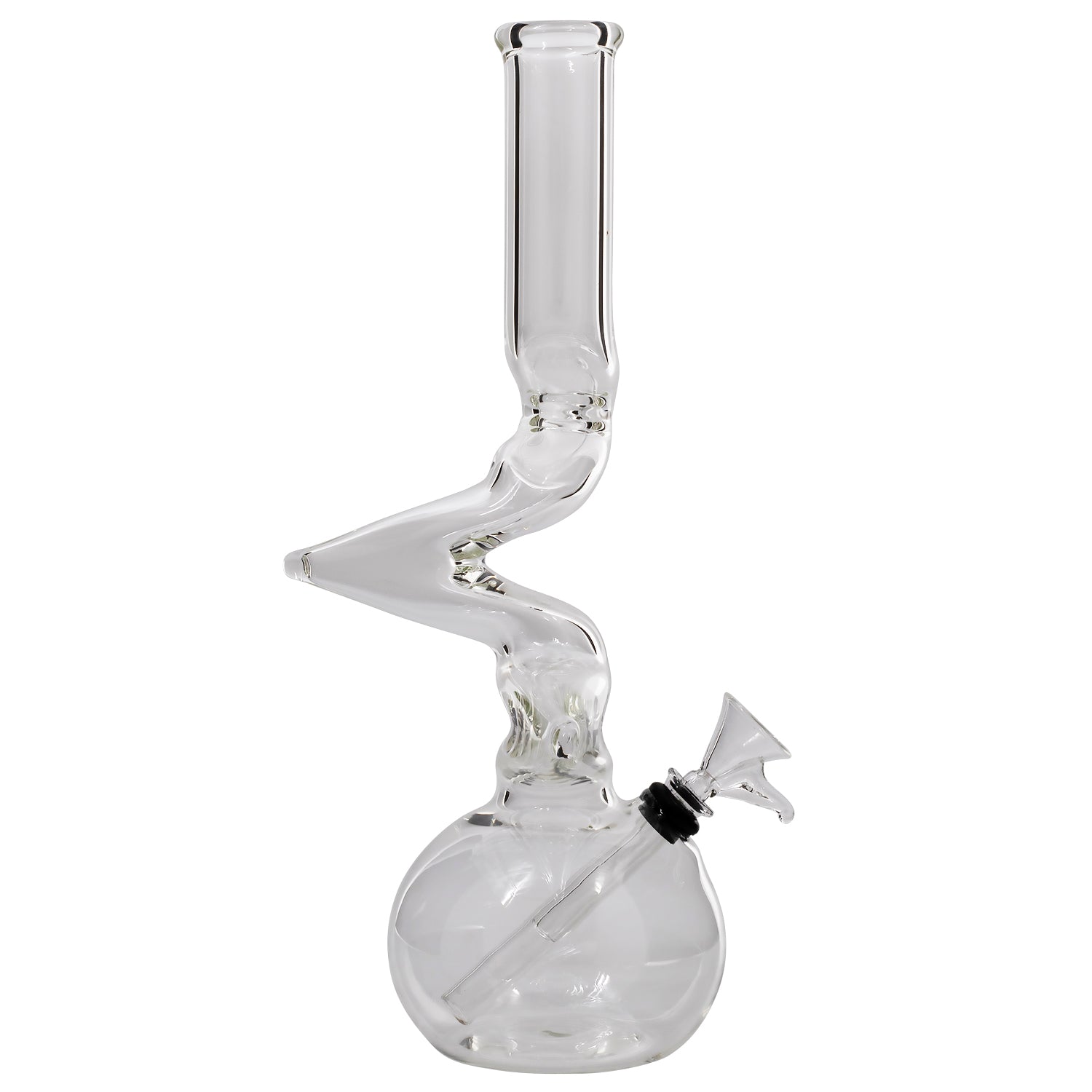 LA Pipes "Jacob's Ladder" Crystal Clear Zong Bong – Headshop.com