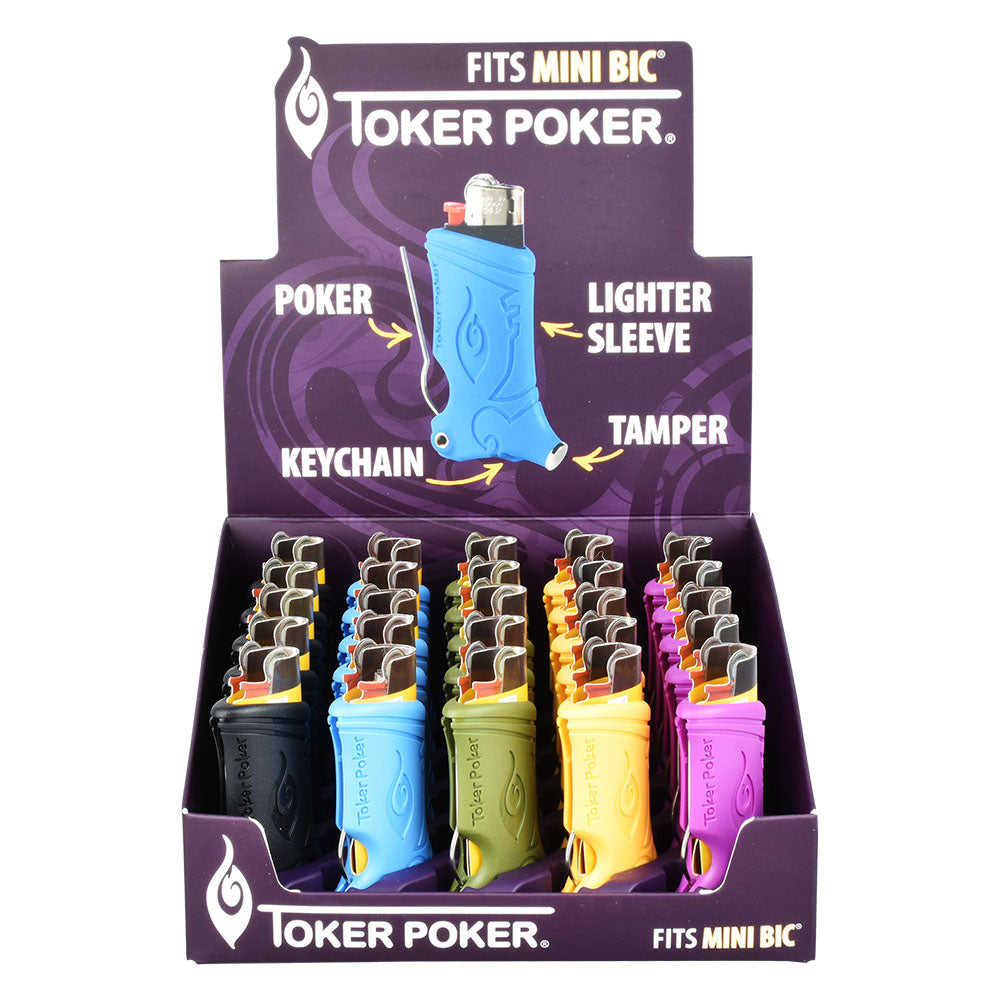 Toker Poker Lighter Sleeve - Mini Bic / 25pcs – Headshop.com