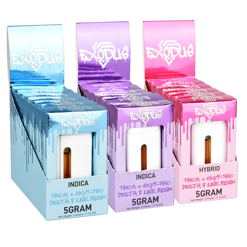 Exodus THCA HXY9 D8 Disposable Vape | 5g | 6pc Display – Headshop.com