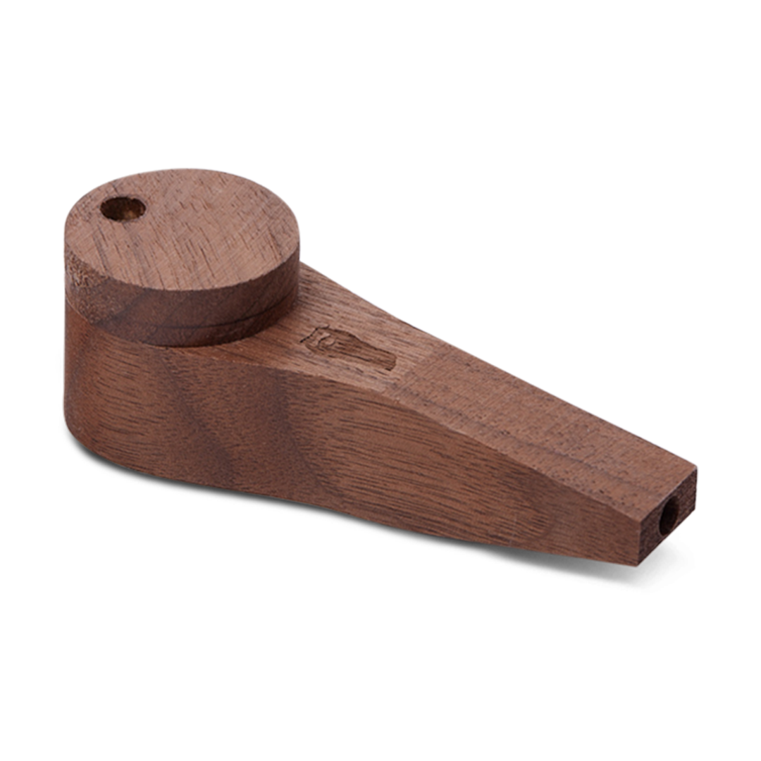 Bearded Circle Wood Pipe with Lid – Headshop.com