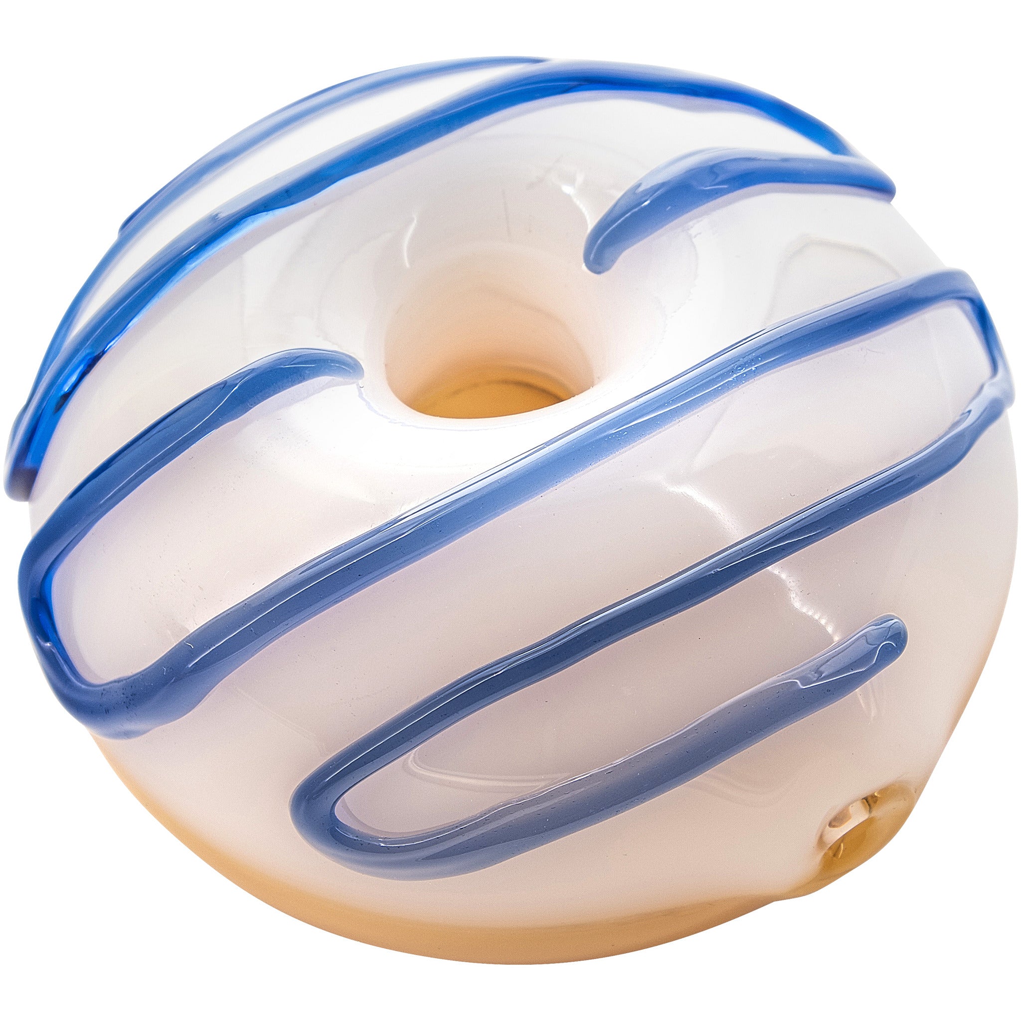 LA Pipes "Frosted Donut" Glass Pipe – Headshop.com