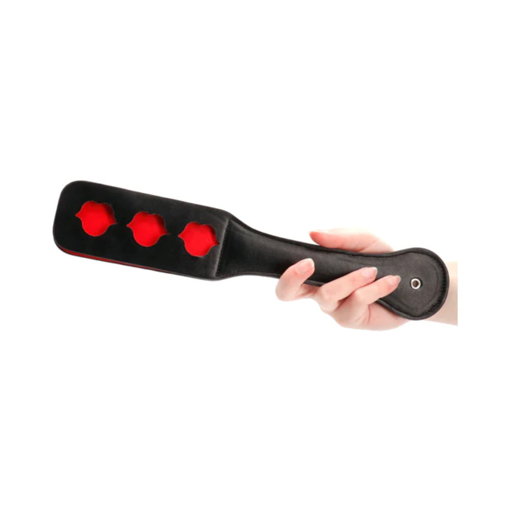 Ouch! Lip Pattern Paddle Black – Headshop.com