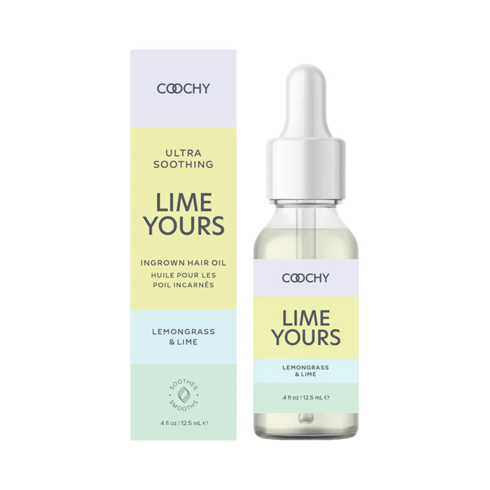Coochy Ultra Soothing Ingrown Hair Oil Lemongrass Lime .5 fl. oz. 15 m ...