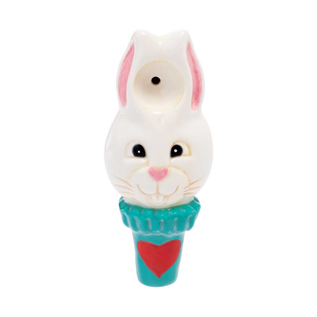 WHITE RABBIT CERAMIC PIPE – Headshop.com