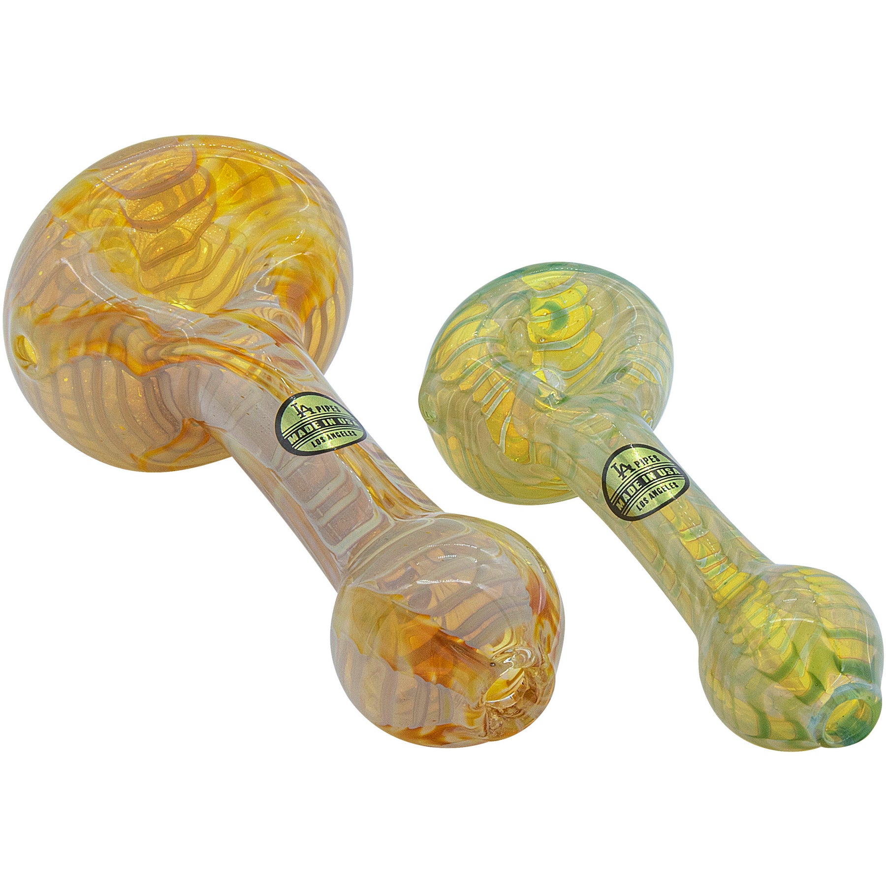 LA Pipes "Raker" Glass Spoon Pipe – Headshop.com