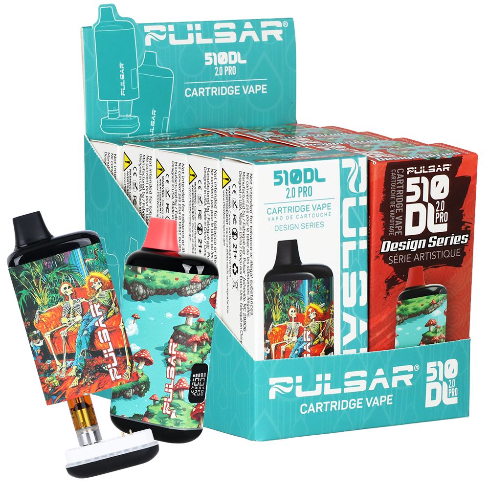 10CT DISPLAY - Pulsar 510 DL 2.0 PRO Design Series Variable Voltage Va ...