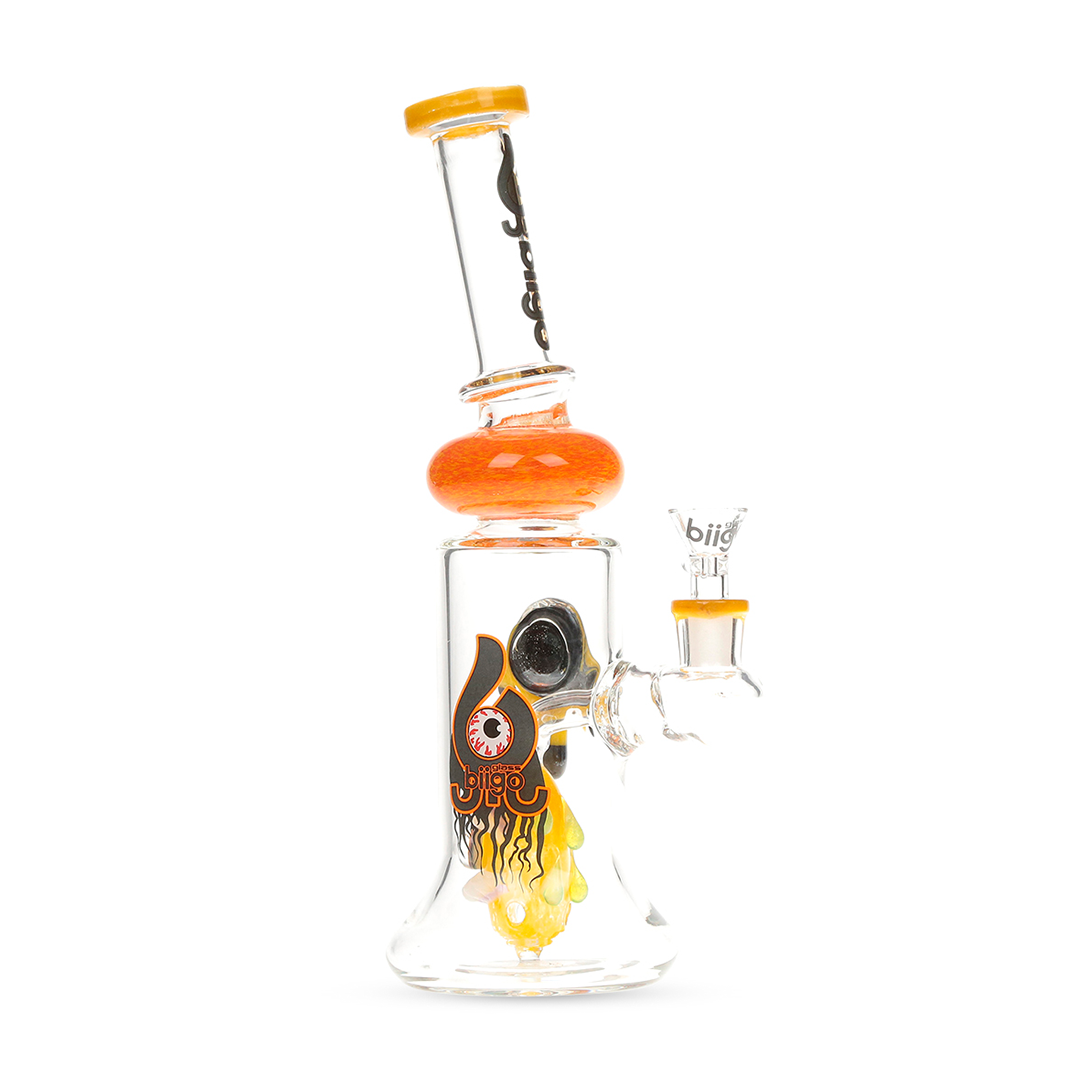 Lookah Glass 11.25" Dripping Eye Angled Water Pipe – Headshop.com