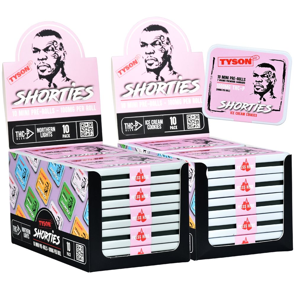 TYSON 2.0 THCP Blend Pre-Roll Shorties | 10pc | 1000mg | 10pk Display ...