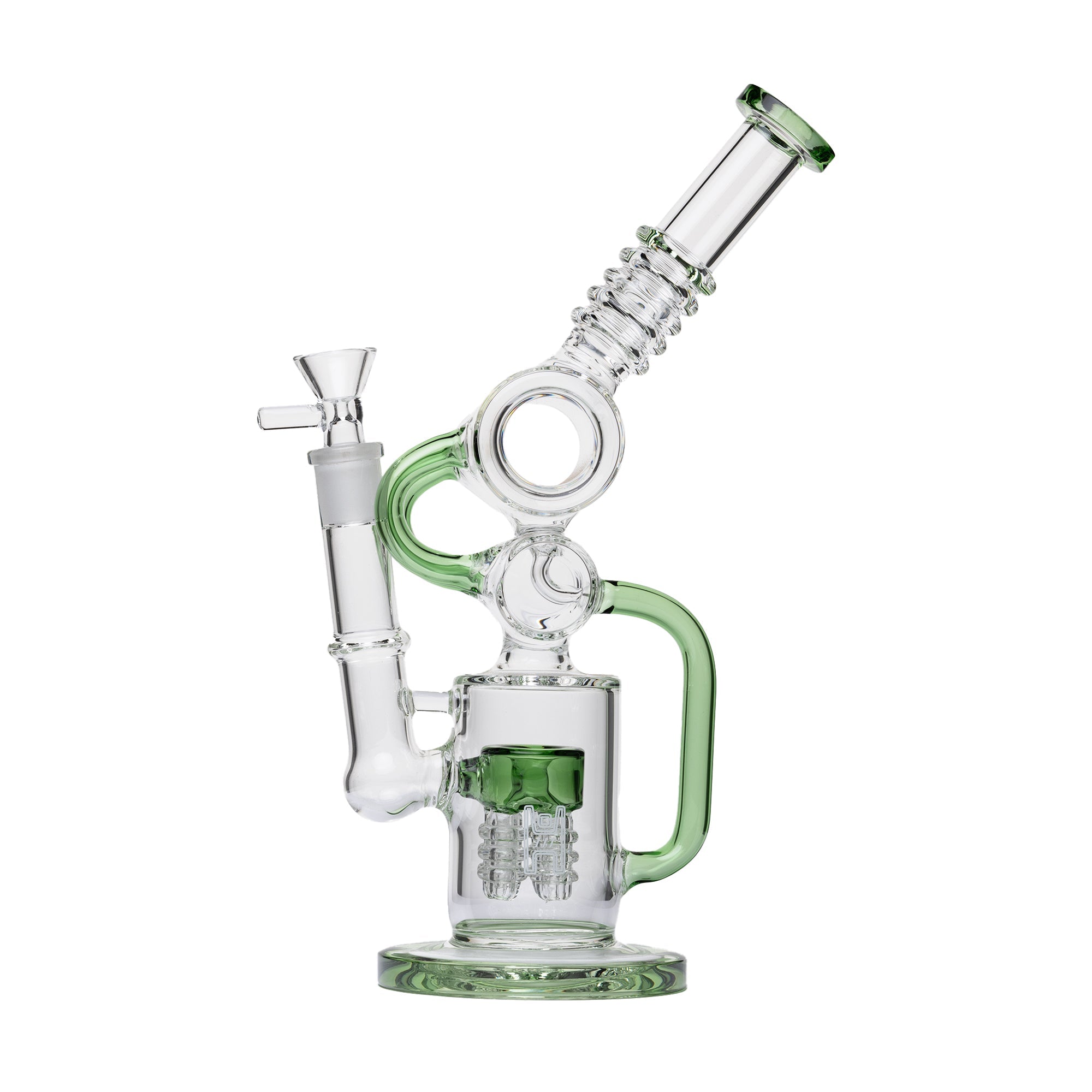 Human Grade Raygun Glass Water Pipe Percolator – Headshop.com