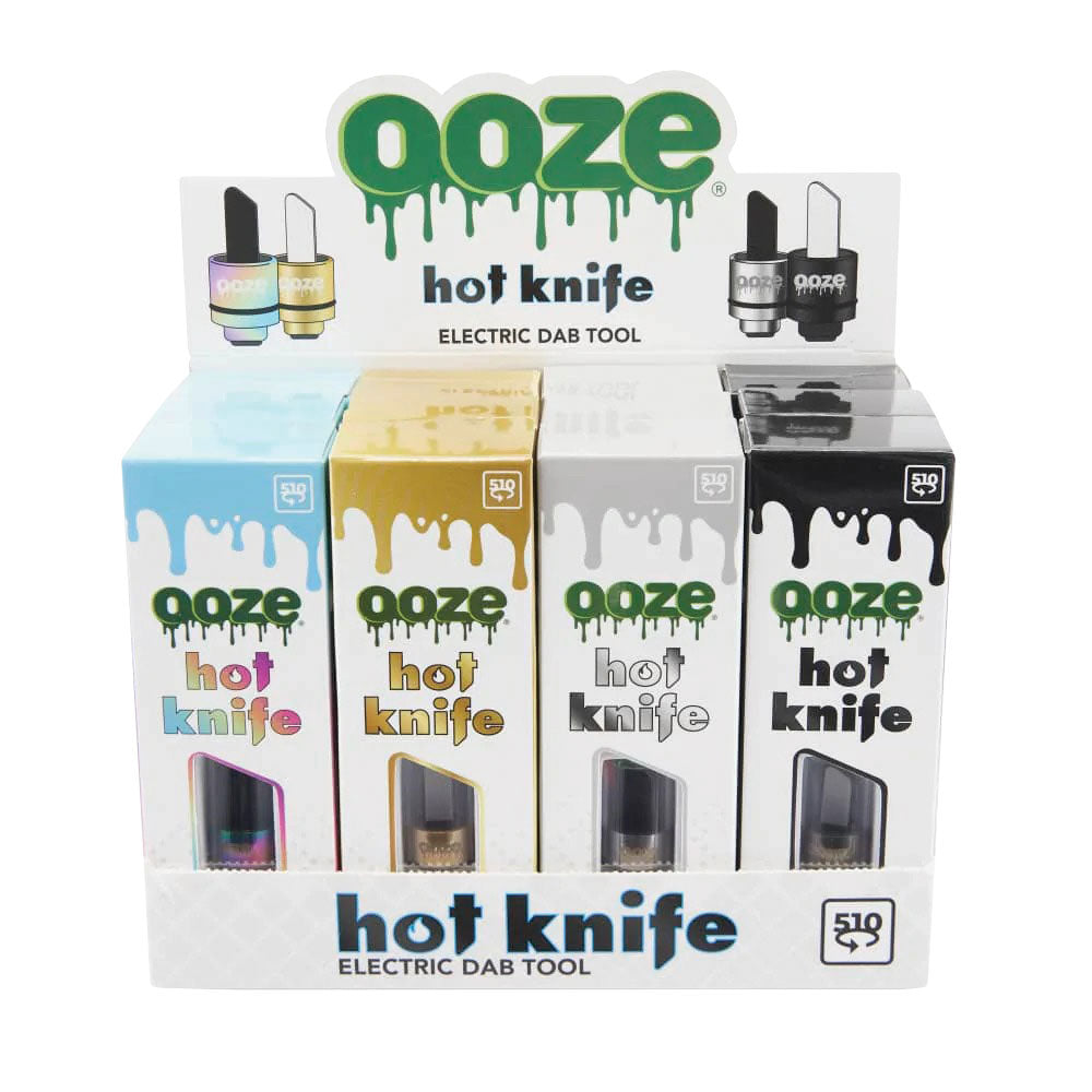 Ooze Hot Knife 510 Electric Dab Tool-Asst Colors - 12PC DISP – Headshop.com
