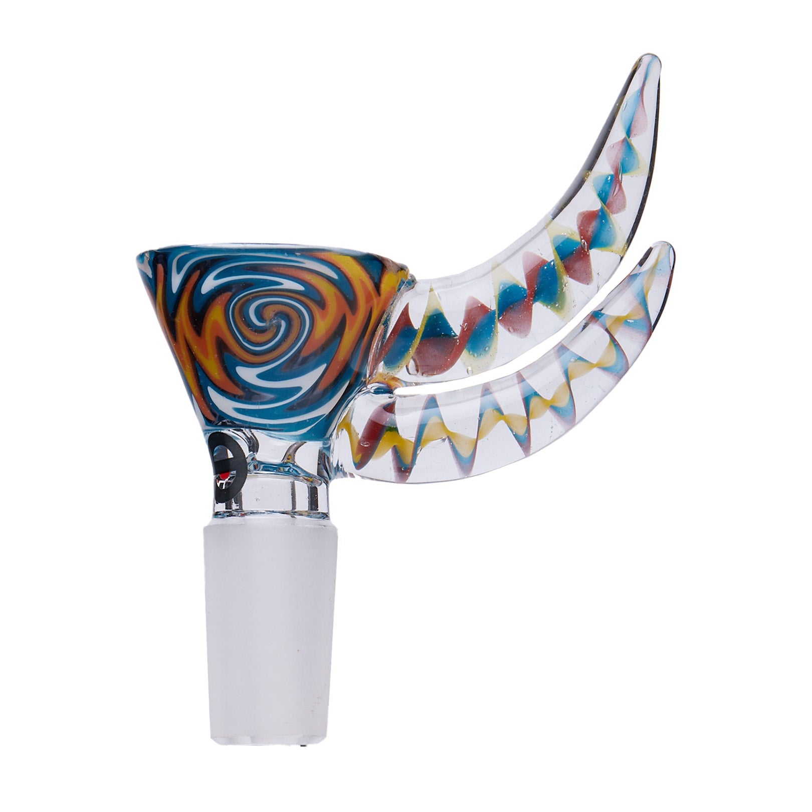 Cheech Glass 2" Wig Wag Dual Horn Bowl – Headshop.com