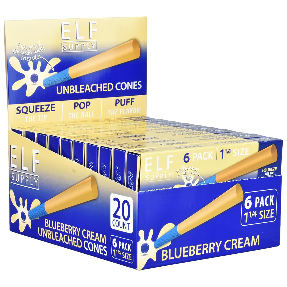 ELF Unbleached Flavor Pop Pre-Rolled Cones | 1 1/4 | 6pc | 20pk ...
