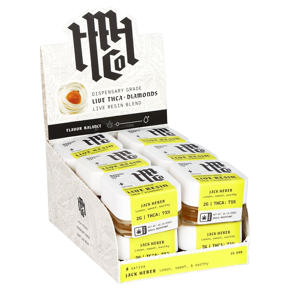 Modern Herb Co Dispensary Grade Live Resin THCA Dabs - 2g 12ct ...