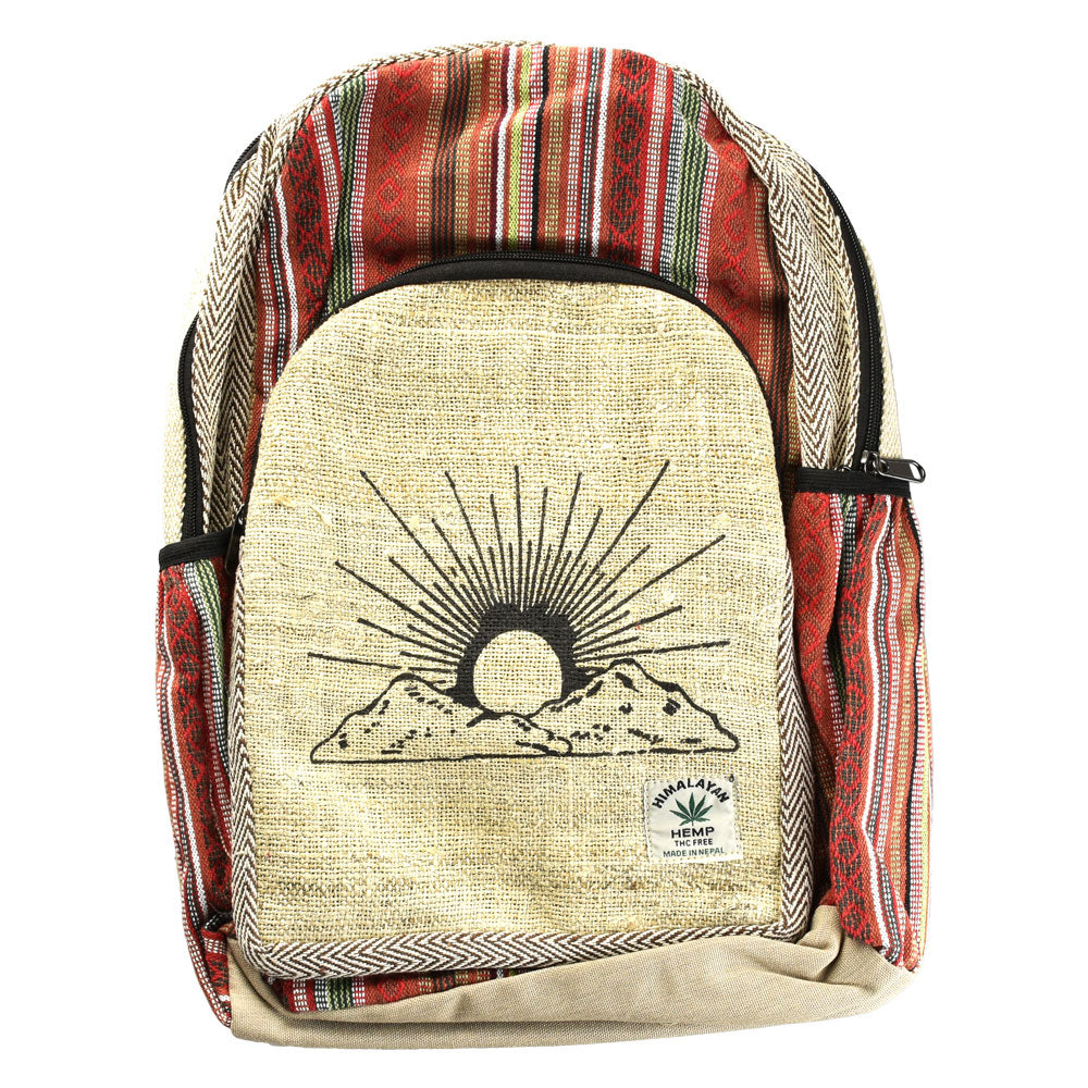 ThreadHeads Himalayan Hemp Mountain Sunrise Backpack – Headshop.com
