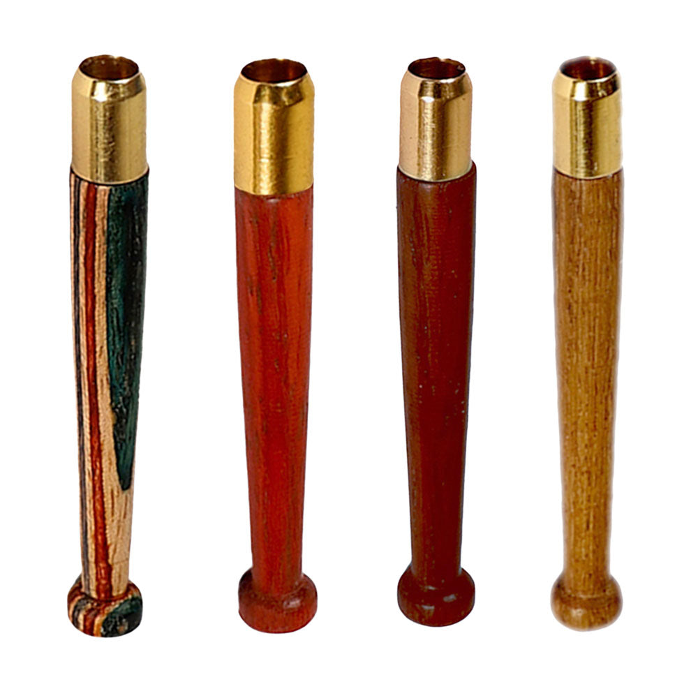 Wood Taster Bat w/ Brass Tip | Colors Vary – Headshop.com
