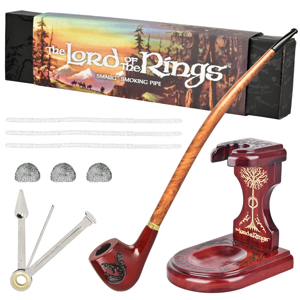 Pulsar Shire Pipes x LoTR SMAUG Pipe & MIDDLE-EARTH Pipe Stand Bundle ...