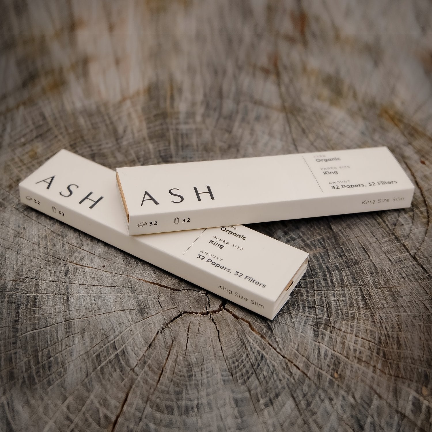 ASH Rolling Papers | King | Organic | Box – Headshop.com