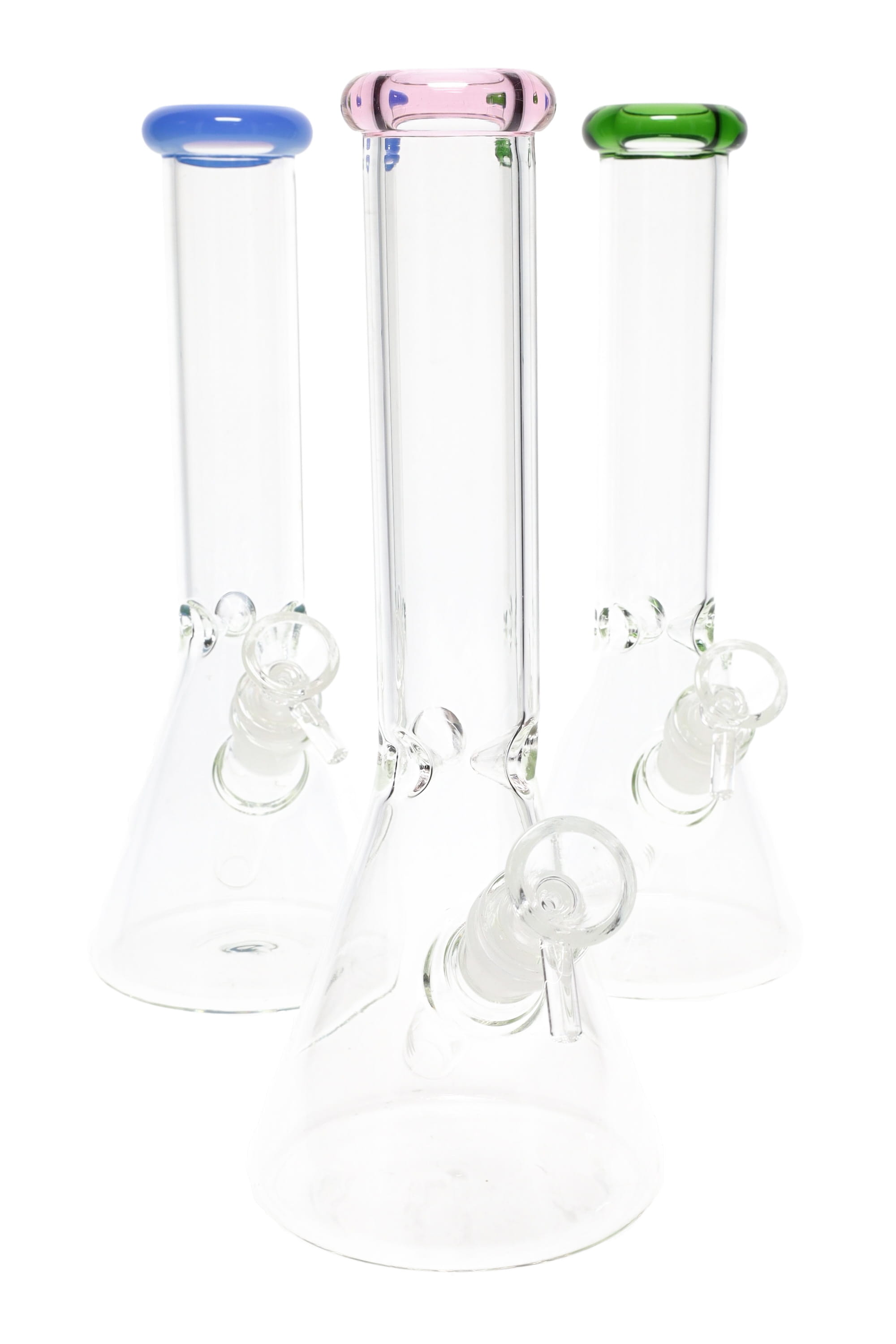 Colored Glass GoG Beaker Bong “Mini Lab” – 10″ – Headshop.com