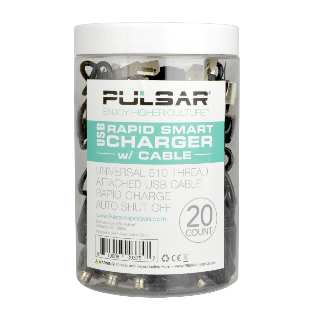Pulsar 510 Thread Smart Charger w/ Cable - 20PC DISPLAY – Headshop.com