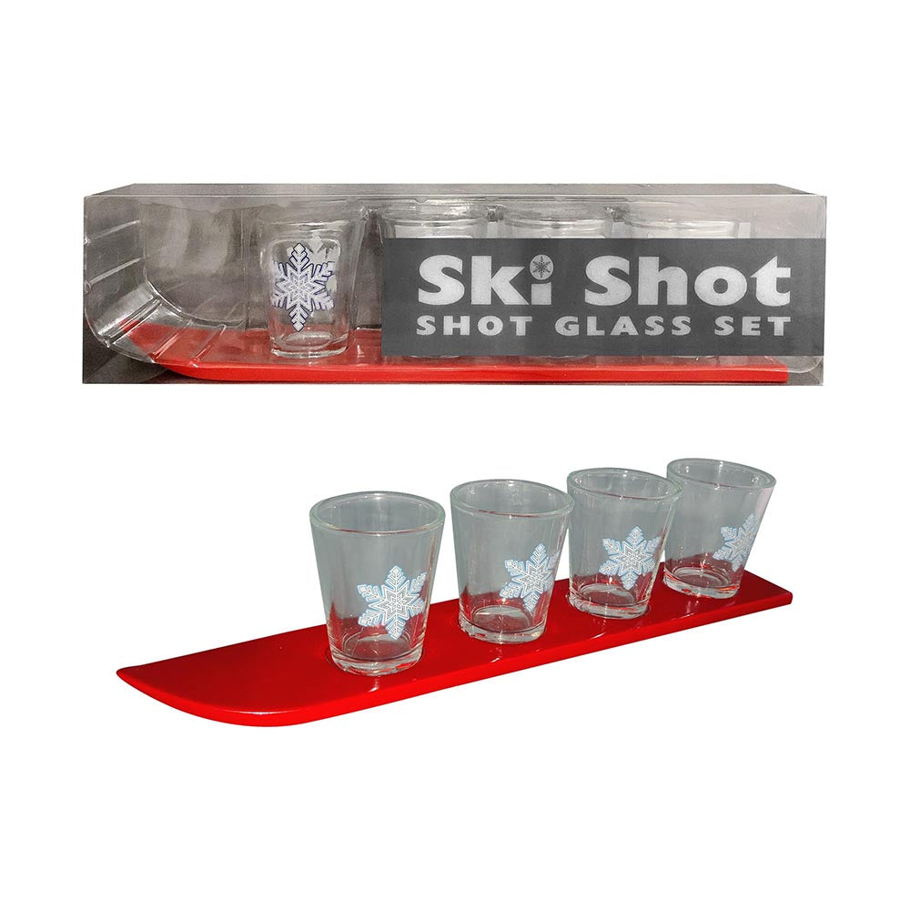 Ski Shot 4-Piece Shot Glass Set – Headshop.com